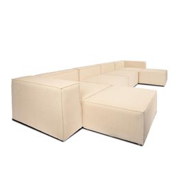 Home Deluxe Modulares Sofa VERONA -versch. Ausführungen -XXL beige