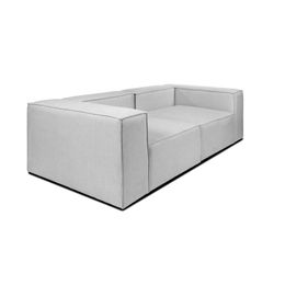 Home Deluxe Modulares Sofa VERONA - versch. Ausführungen-S hellgrau