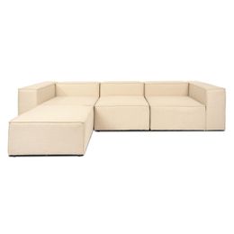 Home Deluxe Modulares Sofa VERONA -versch. Ausführungen. L beige