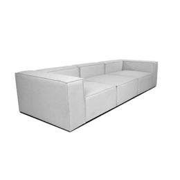 Home Deluxe Modulares Sofa VERONA - versch. Ausführungen-M hellgrau