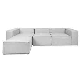 Home Deluxe Modulares Sofa VERONA - versch. Ausführungen-L hellgrau