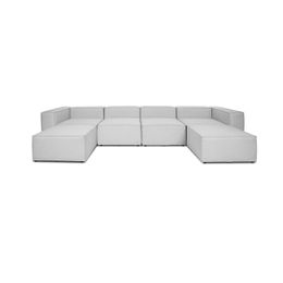 Home Deluxe Modulares Sofa VERONA - versch. Ausführungen -XXL hellgrau
