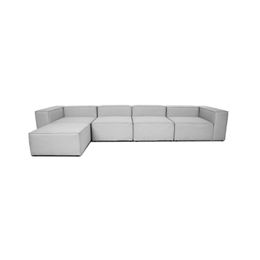 Home Deluxe Modulares Sofa VERONA -versch. Ausführungen- XL hellgrau