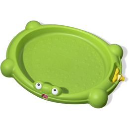 Step2 - Water Bug Splash Pad Planschbecken mit Sprühkopf in Grün Wasserspielzeug für Kinder Anschluss für Gartenschlauch - Grün