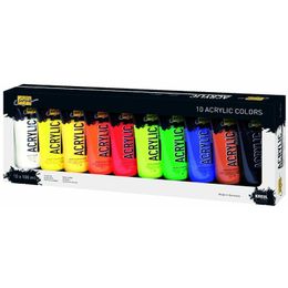 Solo Goya Acrylic Tuben 10er Set x 100 ml Künstlerfarben - Kreul