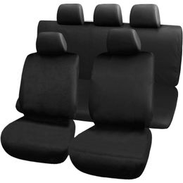 Sitzbezüge Auto Schwarze. Universell schutzhüllen für 5 Autositze - PrimeMatik