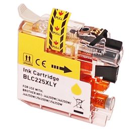 ABC Tintenpatrone (Kompatible Druckerpatrone für Brother LC-225XLY LC-225XL Gelb