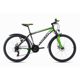 KS-Cycling KS Cycling Mountainbike Hardtail ATB 26'' Xtinct schwarz-grün RH 50 cm