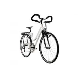 KS-Cycling KS Cycling Trekkingrad Damen 28'' Canterbury weiß matt Alu-Rahmen RH 48 cm Multipositionslenker