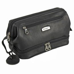 Harold'S Harold's Country Kulturbeutel Leder 27 cm schwarz