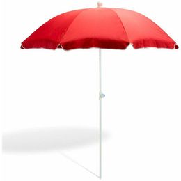 Dema Strandschirm terracotta 180 cm UV30 Sonnenschirm Gartenschirm Schirm
