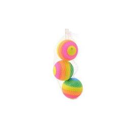 JOHN® Spielball Regenbogen mehrfarbig, Ø 7,0 cm, 3 St.