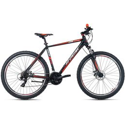 KS-Cycling KS Cycling Mountainbike Hardtail 27,5'' Morzine schwarz-rot RH 53 cm