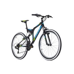 KS-Cycling KS Cycling Mountainbike Fully 26'' Zodiac Schwarz-Grün RH 48 cm