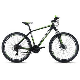 KS-Cycling KS Cycling Mountainbike Hardtail 27,5'' Morzine schwarz-grün 53 cm