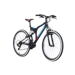 KS-Cycling KS Cycling Mountainbike Fully 26'' Zodiac Schwarz-Rot RH 48 cm