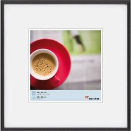 walther+ design KB440H Bilder Wechselrahmen Papierformat: 40 x 40 cm Schwarz