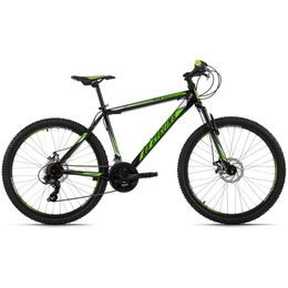 KS-Cycling KS Cycling Mountainbike Hardtail 26'' Sharp schwarz-grün RH 46 cm