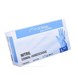 Nitril Einmalhandschuhe latex- und puderfrei Blau Gr. L