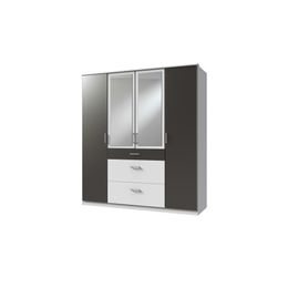 Kleiderschrank Click - schwarz - 179 cm - 199 cm - 58 cm - Sconto