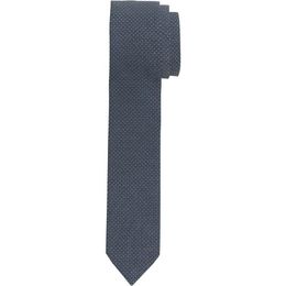 OLYMP Krawatte Strukturierte Krawatte, blau