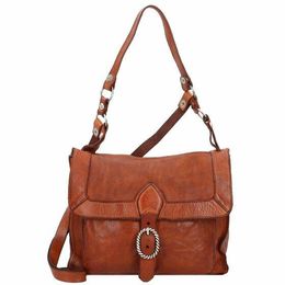 Campomaggi Schultertasche Leder 27 cm cognac