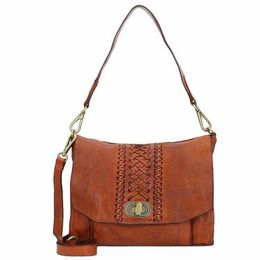 Campomaggi Schultertasche Leder 27 cm cognac