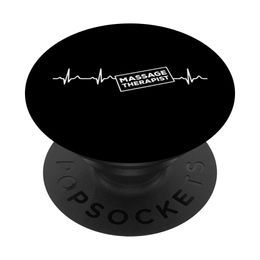 Großartiger Massagetherapeut Herzschlag Design Wellness Massage PopSockets mit austauschbarem PopGrip