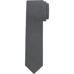 OLYMP Krawatte Strukturierte Krawatte, grau