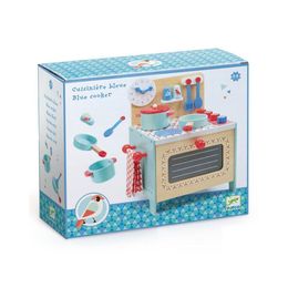 Djeco Spielküche Kinderküche: Herd blau Spielküche mit Backofen
