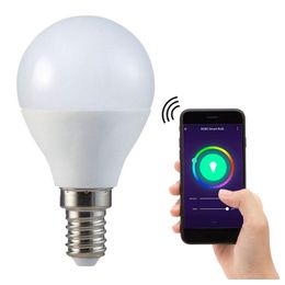 V-TAC LED-Leuchtmittel, RGB LED Smart Home 5W Leuchtmittel E14 Sprachsteuerung App Lampe 470