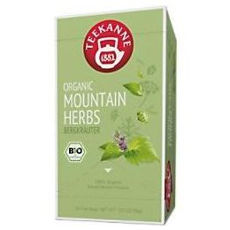 Teekanne Bio Bergkräuter Tee Packung mit 20 Stück