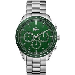 Chronograph Lacoste "BOSTON, 2011080" Armbanduhren grün (silberfarben) Herren Quarzuhren