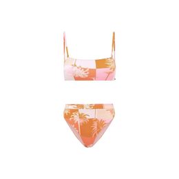 Shiwi Bikini 'Lola' Damen Gr&ouml;&szlig;e S kitt / orange / hellpink / wei&szlig;