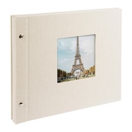 Goldbuch Fotoalbum Schraubalbum 26823 Bella Vista 30x25cm sandgrau