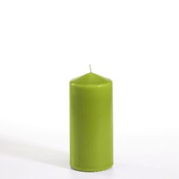 Papstar Stumpenkerze Stumpenkerze Ø 60 mm · 130 mm kiwi (1-tlg), grün