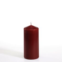 Papstar Stumpenkerze Stumpenkerze Ø 60 mm · 130 mm bordeaux (1-tlg), rot