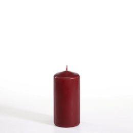 Papstar Stumpenkerze Stumpenkerze Ø 50 mm · 100 mm bordeaux (1-tlg), rot
