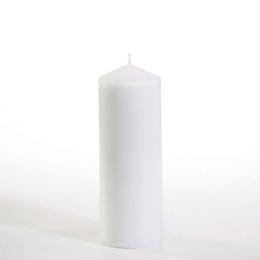 Papstar Stumpenkerze Stumpenkerze Ø 60 mm · 165 mm weiss, weiß