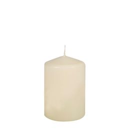 Papstar Stumpenkerze Stumpenkerze Ø 69 mm · 100 mm creme, weiß
