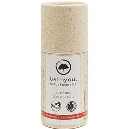 balmyou Deo-Stift Deo Stick Zeder Orange, Orange, 50 g