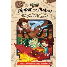 Disney Gravity Falls: Dipper and Mabel and the Curse of the Time Pirates' Treasure! - Jeffrey Rowe, Gebunden
