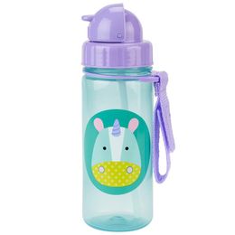 SKIP HOP Trinkflasche ZOO - EINHORN (384,5ml) in lila/blau