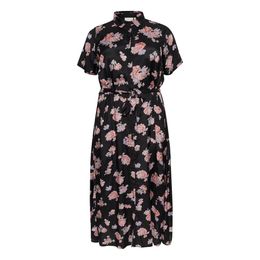 Kaffe Curve Shirt Dress 'Cilone' female Black size 46