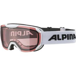 Alpina Skibrille, weiß