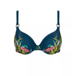 Triumph - Bikini Top gefüttert mit Bügel - Multicolor 44B - Botanical Leaf - Bademode für Frauen