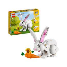 Lego Creator 31133 Weißer Hase Bausatz, Mehrfarbig