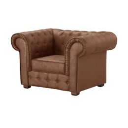Sessel Chester - braun - 121 cm - 77 cm - cm 94,0 - Sconto