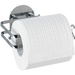 Wenko - Turbo-Loc® Edelstahl Toilettenpapierhalter, rostfrei, Befestigen ohne bohren, Silber glänzend, Edelstahl rostfrei glänzend - silber glänzend