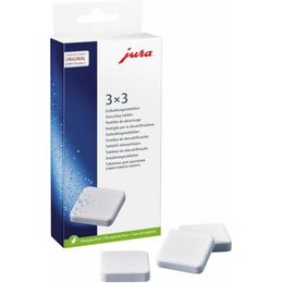 Jura 3x3 Entkalker (Entkalkungstabletten für Espresso-/Kaffee-Vollautomaten), weiß
